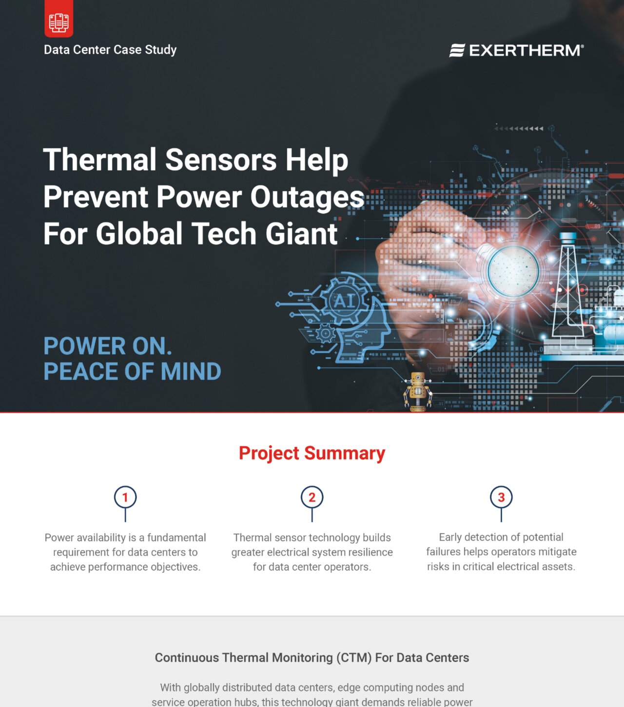 Thermal Sensors Help Prevent Power Outages For Global Tech Giant | Exertherm
